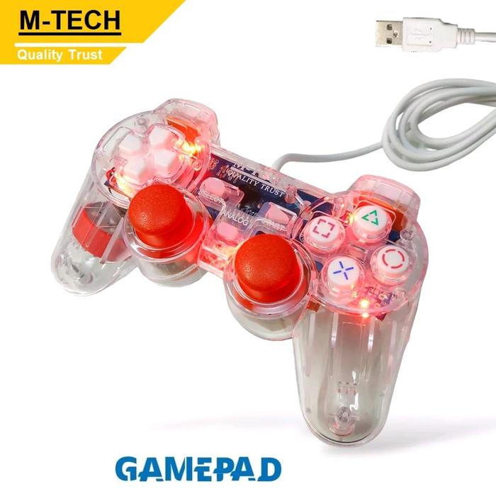Jual M-Tech MT-830S Gamepad Single Transparan Stick - Jakarta Pusat ...