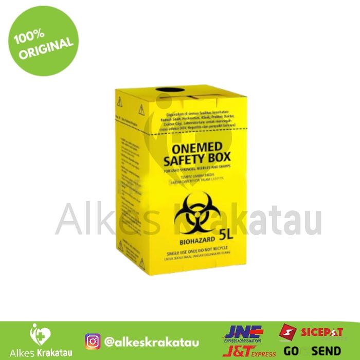 Jual Safety Box Onemed 5L / Tempat Sampah Medis / Medical Waste 5 L - Kota Medan - AlkesKrakatau ...