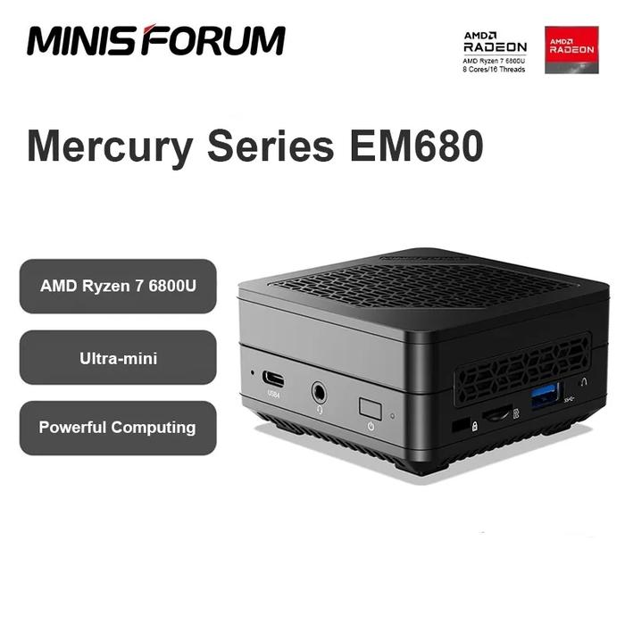 Jual Mini PC Minisforum EM680 AMD Ryzen 7 32/512GB Windows 11 Pro - Jakarta Timur - Juragan ...