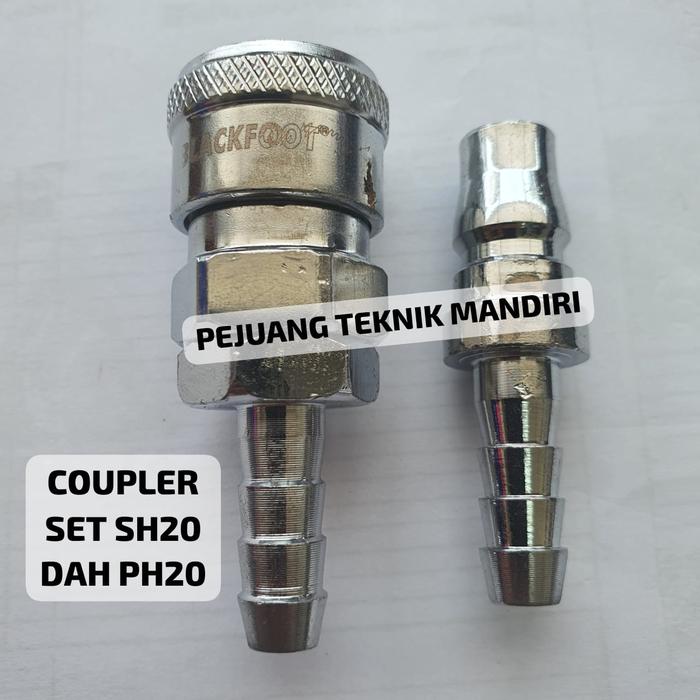 Jual QUICK COUPLER SELANG SH20 PH20 / SAMBUNGAN SELANG KOMPRESOR SH20 ...