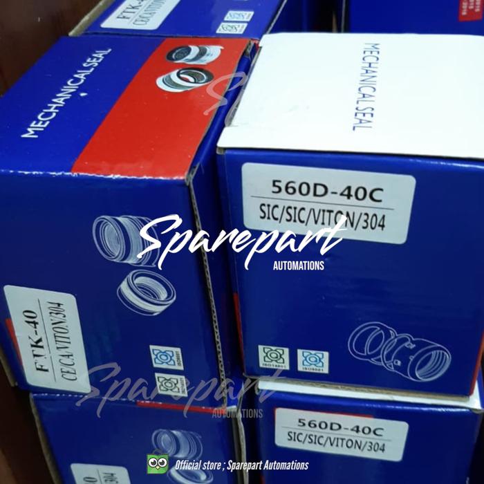 Jual 560D-40C Mechanical Seal 560D-40C as 40mm (SIC/SIC/SIC/VTN ...