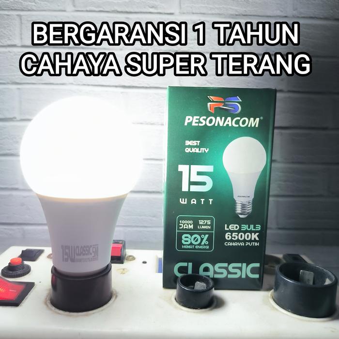 Jual PESONACOM CLASSIC LED BULB 15W 15 Watt CAHAYA PUTIH 6500K CDL - Kota Tangerang Selatan ...