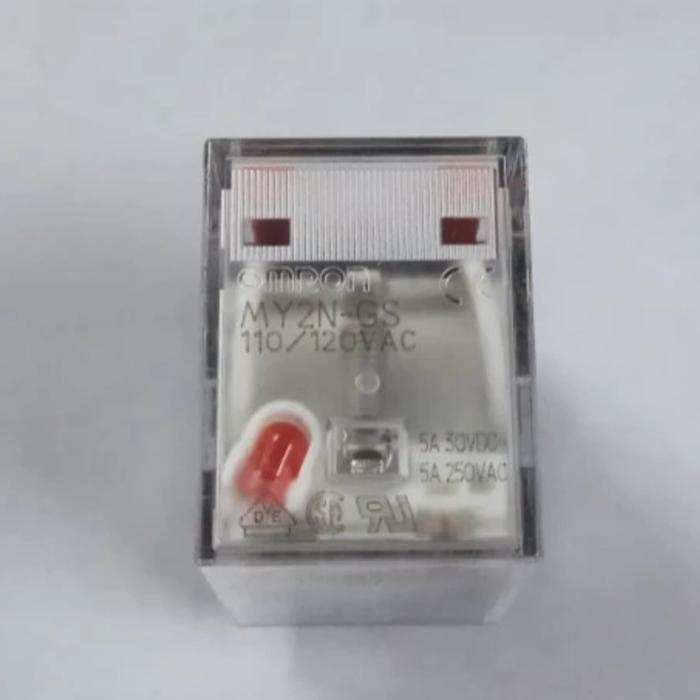 Jual Relay MY2N GS 110 VAC MY2N Relai ORIGINAL OMRON 100/110VAC - Kota ...