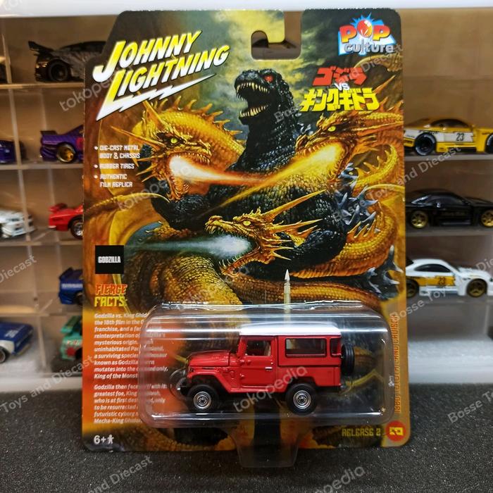 Jual JOHNNY LIGHTNING Godzilla VS Ghidorah 1980 Toyota Land Cruiser ...