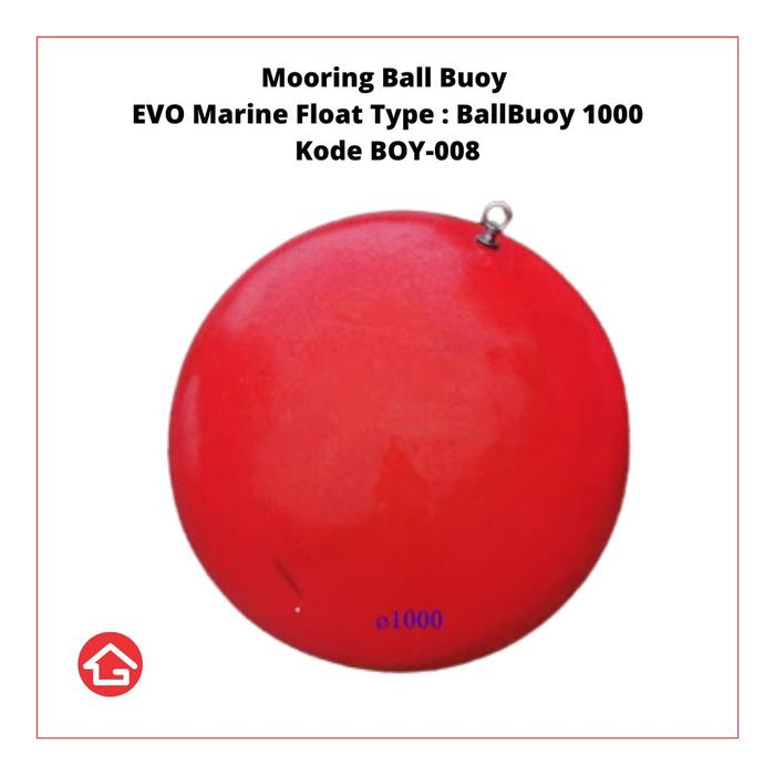 Jual Mooring Ball Buoy EVO Marine Float Type : BallBuoy 1000 - Kode BOY ...