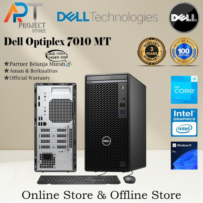 Jual PC Dell Optiplex 7010 MT i3-13100 8GB 512GB SSD W11P UMA 3YRS ...