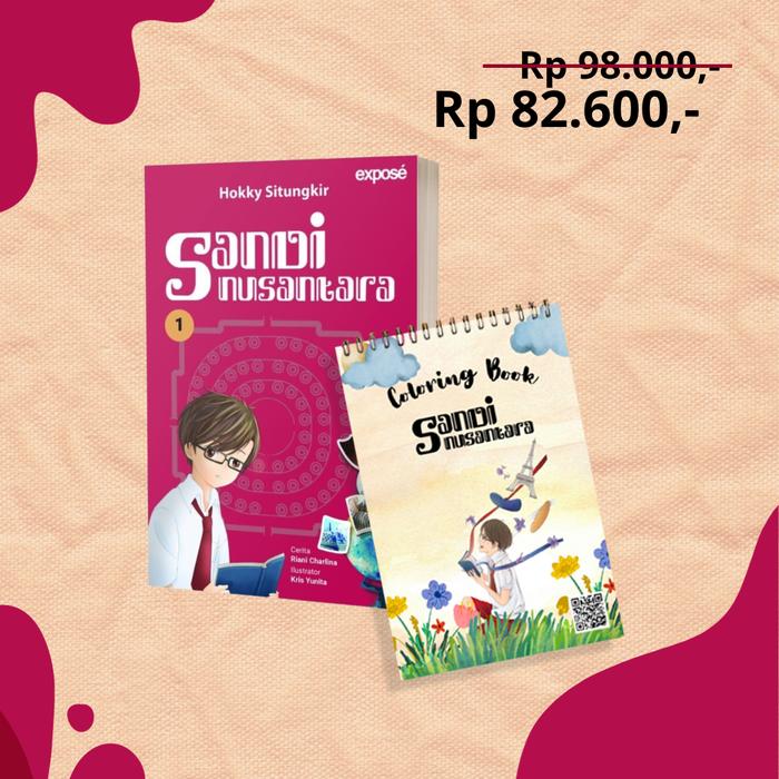 Jual Coloring Book Sandi Nusantara - Jakarta Selatan - XityZone | Tokopedia