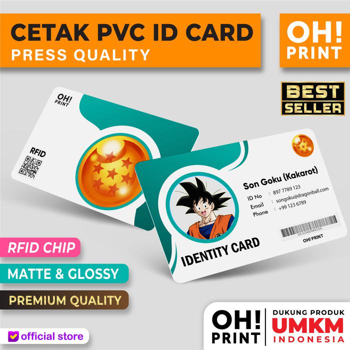 Jual Cetak ID Card Kartu Member PVC Card Custom Kartu ID Card - Blank ...