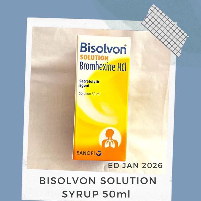 Jual BISOLVON SOLUTION 50 ML - Kota Bandung - JeansPharmaTech | Tokopedia