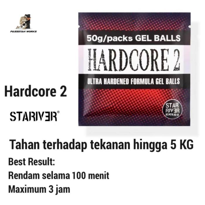 Jual Gel Ball STARIVER HARD MAX 2 Milky Frosted Competition Grade 50gram - Hardcore 2 - Jakarta ...