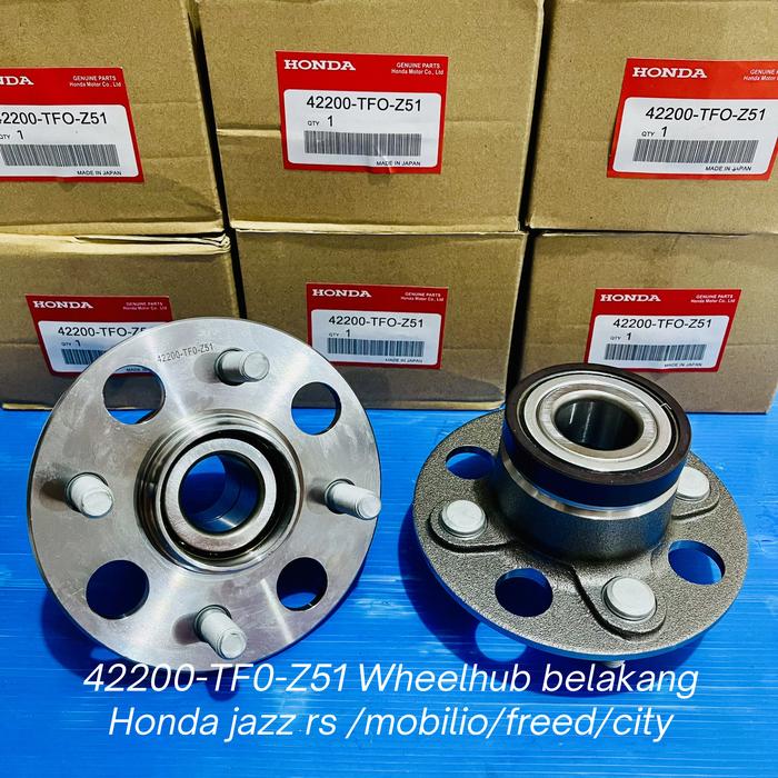 Jual 42200-TF0-Z51 Wheelhub belakang Honda jazz rs /mobilio/freed/city ...