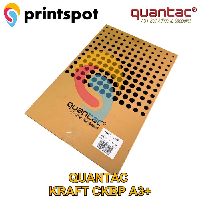 Jual Quantac Sticker Kraft Coklat Print A3+ Label Kemasan Recycle ...