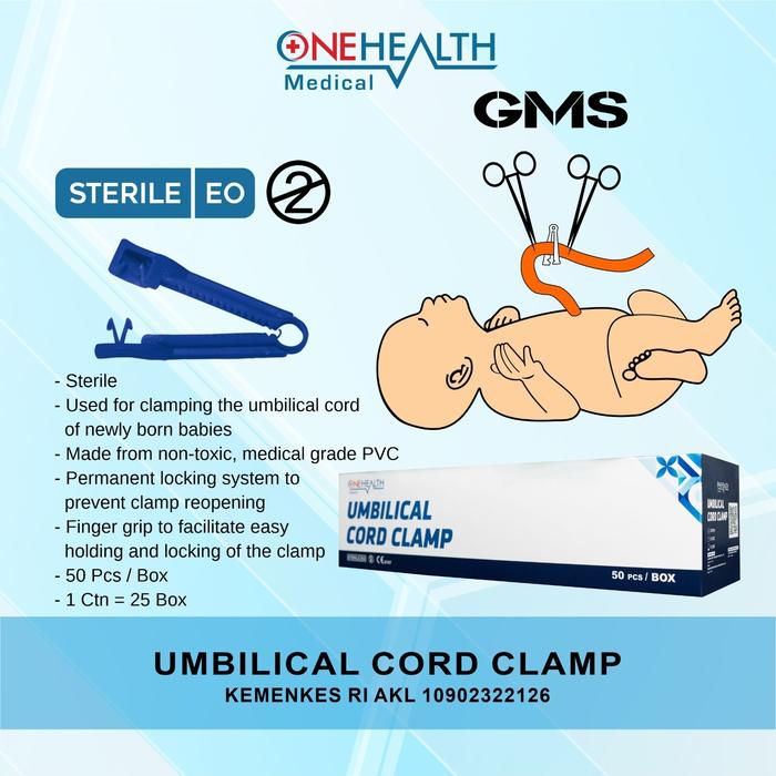 Promo Umbilical Cord Clamp Per Box isi 50 Pcs Penjepit Tali Pusar Bayi ...