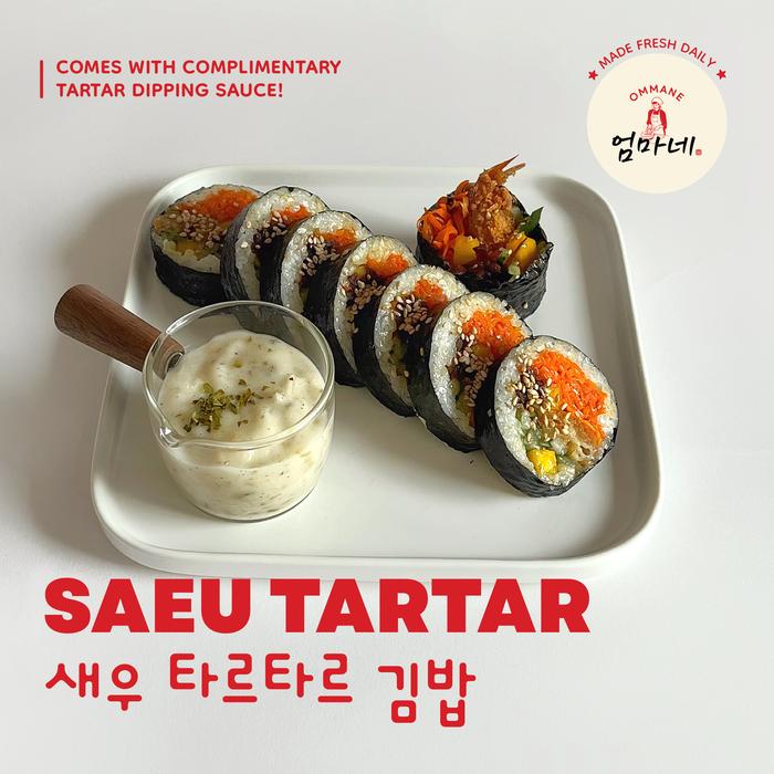 Jual Saeu Tartar (Udang Goreng) Kimbap/Kimbab/Gimbab/Gimbap Asli Korea ...