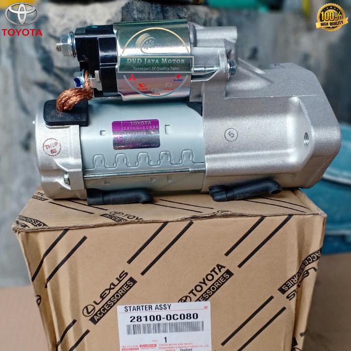 Jual Dinamo Starter innova Reborn Fortuner Vrz Hilux revo 28100-0C080 ...
