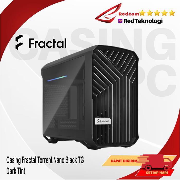 Promo Casing Fractal Torrent Nano Black TG Dark Tint Cicil 0% 3x ...