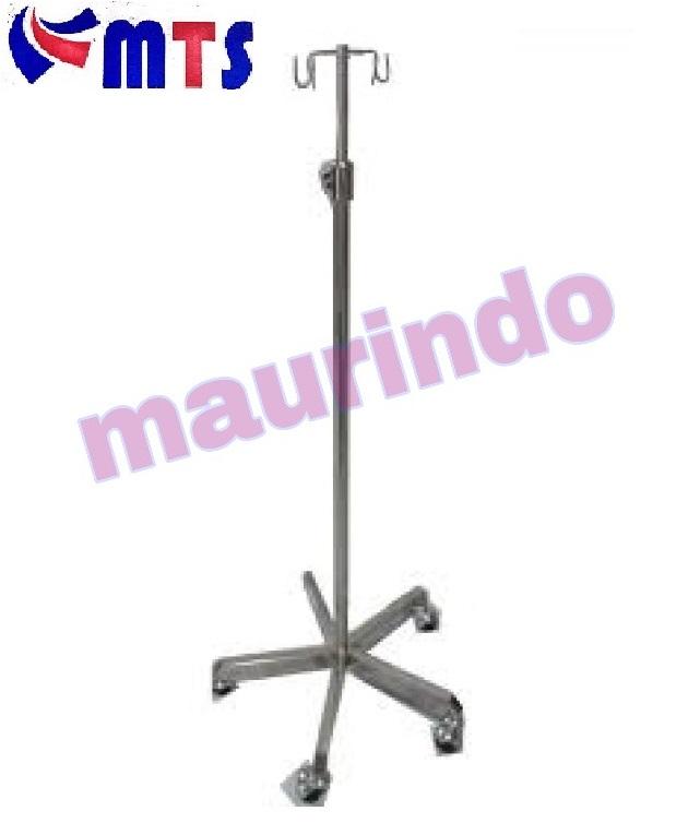 Jual Tiang Infus Kaki 5 Roda Full Stainless Steel Standar Standard ...