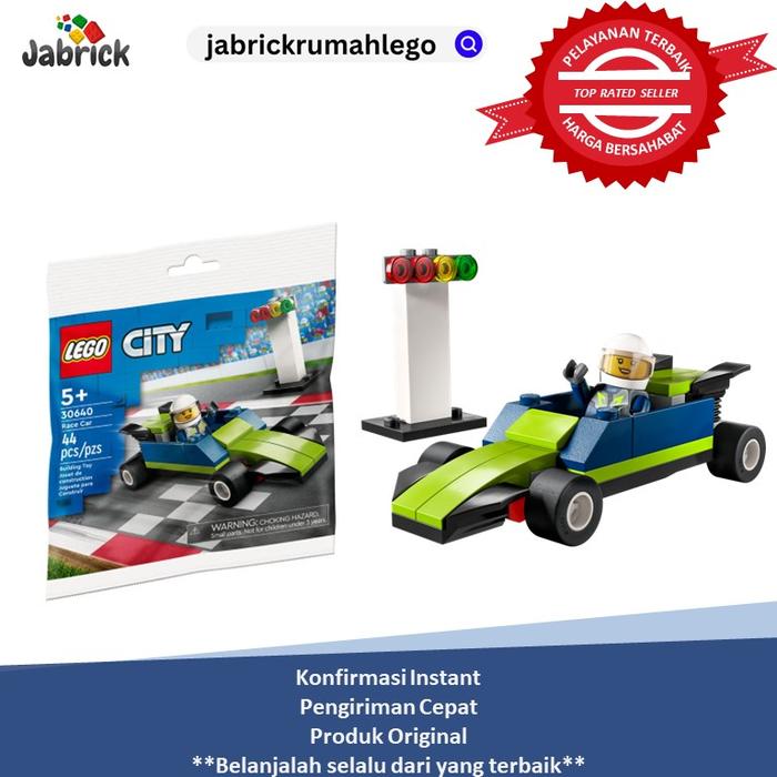 Jual LEGO 30640 CITY Race Car polybag - - Jabrick Rumah Lego | Tokopedia
