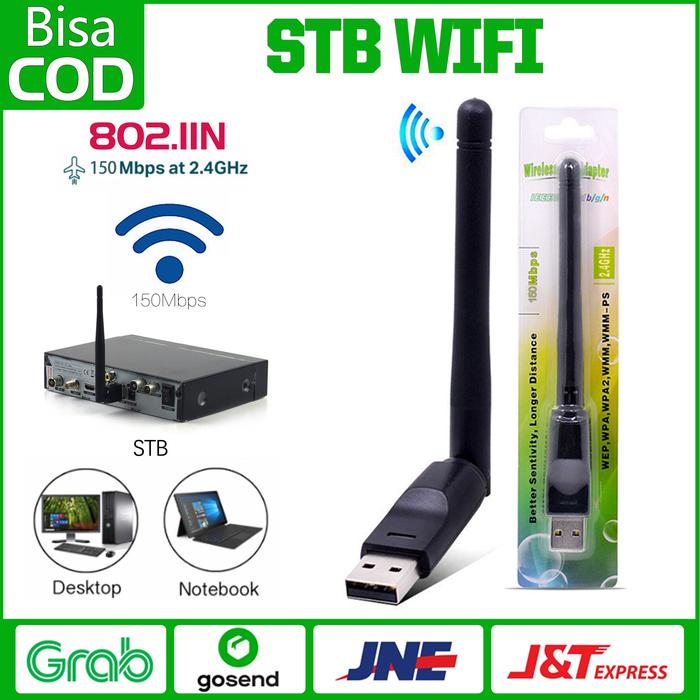 Promo USB Wifi Set Top Box MT7601 150M Dongle STB Adapter Antena PC ...