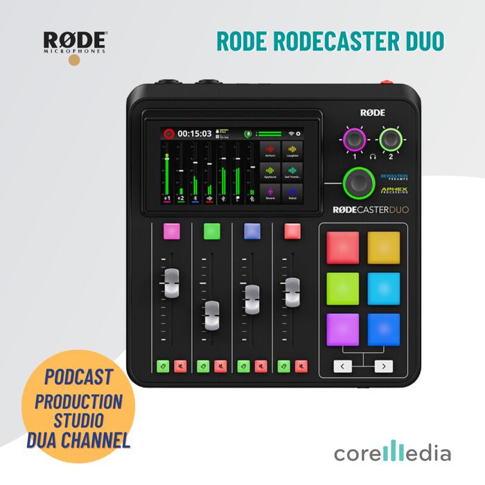 Promo Rode RodeCaster Duo Integrated Audio Production Studio Rode ...