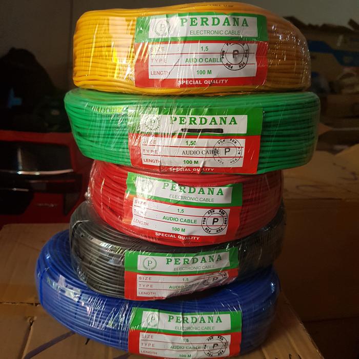 Jual Kabel Serabut Tembaga NYAF 1.5 mm Roll 100mtr Perdana/Kabel AWG 16 - Kota Surabaya ...