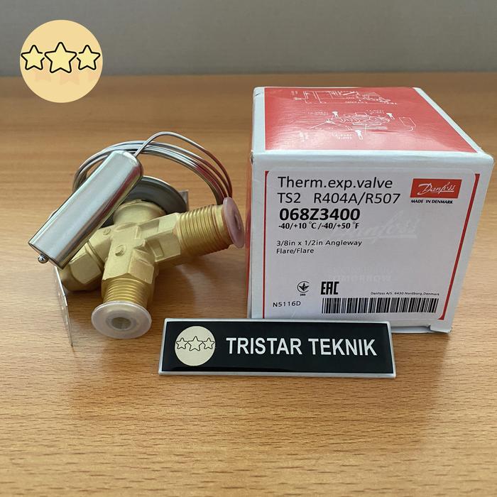 Jual DANFOSS EXPANSI EXPANSION VALVE TS2 068Z3400 DANFOS TS-2 TS 2 EXP ...