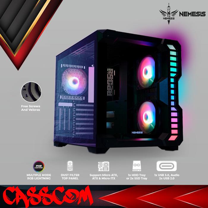 Jual NYK Nemesis Casing Gaming T80 Rubix + Fan Case - Jakarta Selatan ...