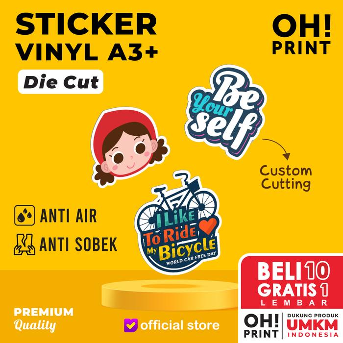 Jual Cetak Stiker Label Vinyl / Stiker Die Cut / Cetak Stiker Custom ... Jual Cetak Stiker Label Vinyl / Stiker Die Cut / Cetak Stiker Custom ...