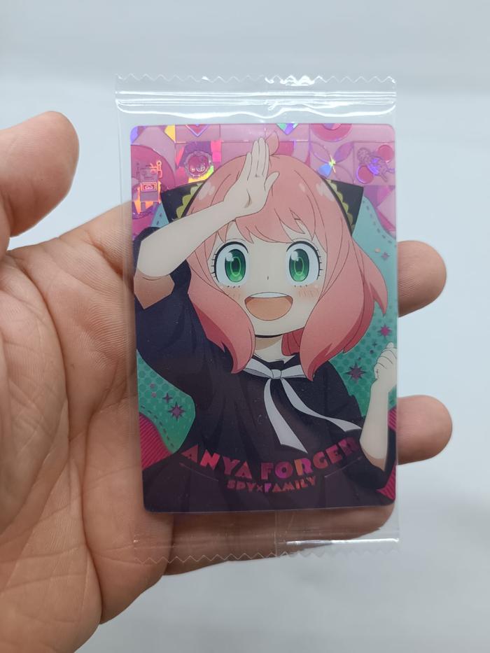 Jual Spy x Family Anya Forger Super Rare V 001 Pink Bandai Wafer Card ...
