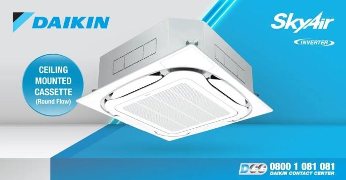 Jual AC DAIKIN CASSETTE SCFC40DV-L 1,6PK 1PH WIRELESS - UNIT ONLY - Kab ...