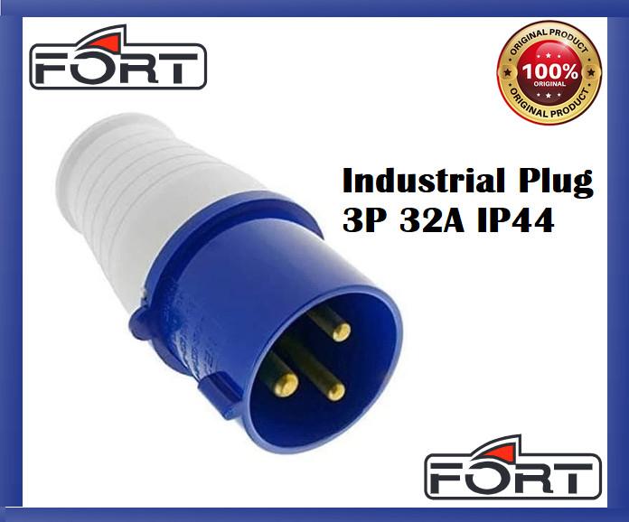 Jual CEE 023 3Pole 32A Industrial Plug Listrik Merk FORT - Jakarta ...