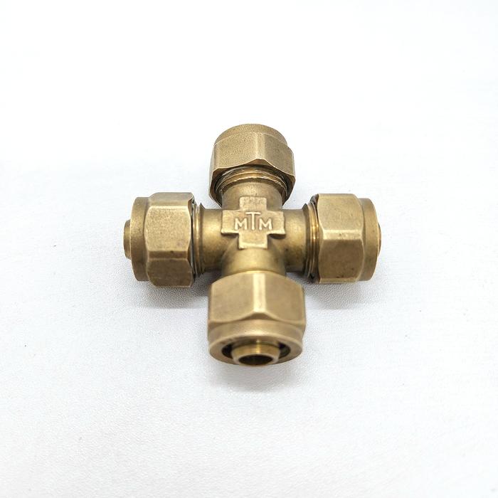 Jual Knee T Cabang 4 Kuningan keni T 1/2 inc pipa sambungan - Jakarta ...