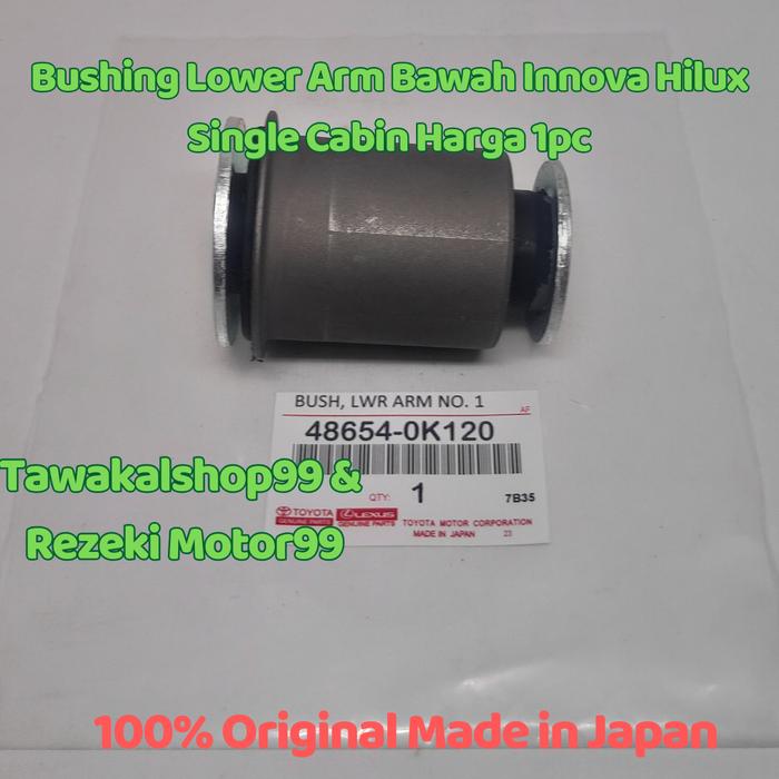 Jual 48654-0K120 Bushing Lower Arm Small Kecil Innova Hilux 2WD Asli ...