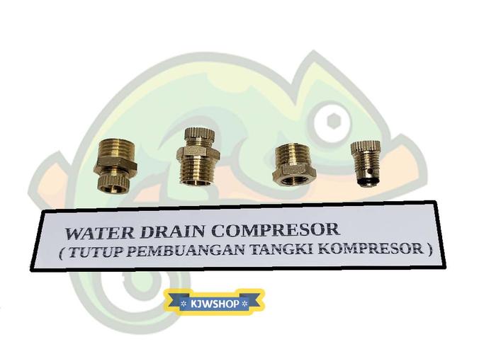 Jual Water Drain Compresor Nepel Pembuangan Angin Kompresor 1/4" 1/4 ...