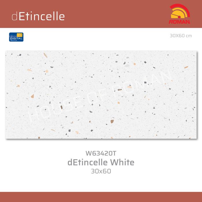 Jual ROMAN KERAMIK dEtincelle White 30x60T W63420T ROMAN House of Roman ...
