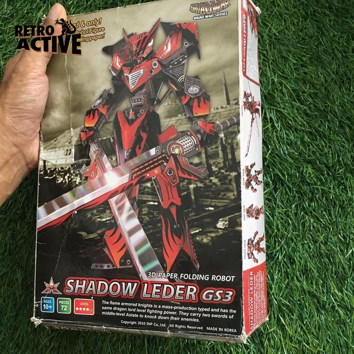 Jual 3d paper folding robot Membuat kerajinan robot dari paper craft ...