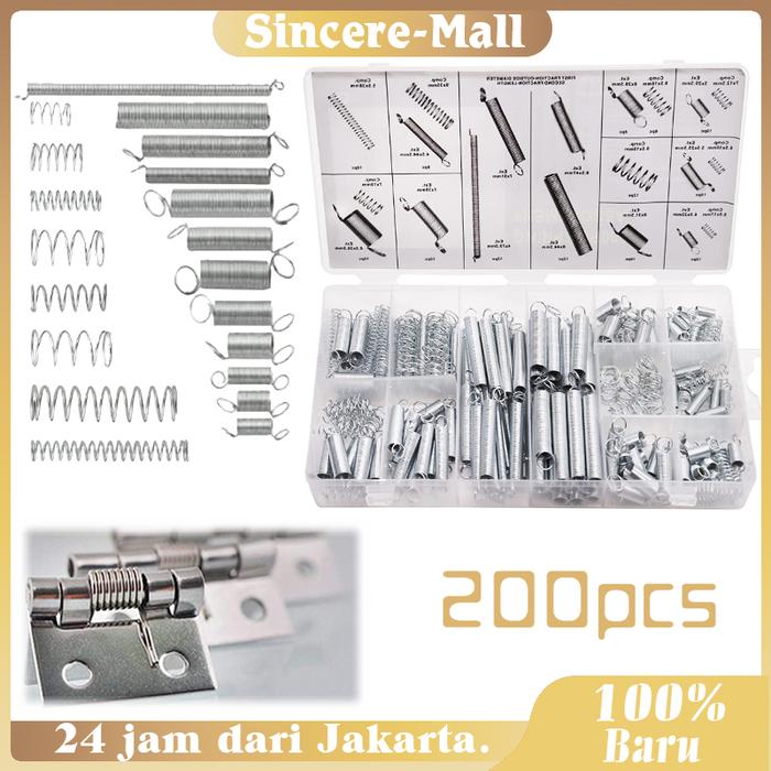 Jual 200pcs Per Pegas Kecil Per Spring Tekan Open Coil Spring Tarik ...