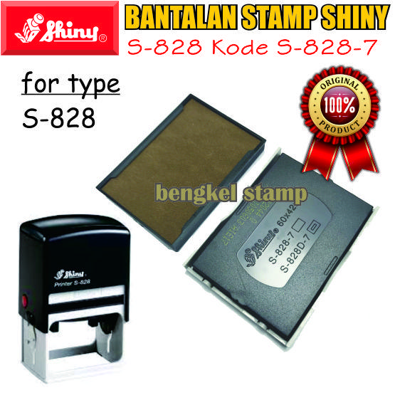 Jual Bantalan Stempel Shiny S-828 Original - Kota Bekasi - Bengkel Stamp | Tokopedia