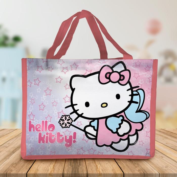 Jual goodiebag anak kemasan kado ulang tahun tas jinjing motif hello ...
