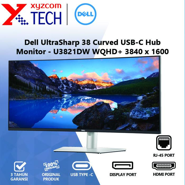 Jual Dell UltraSharp 38 Curved USB-C Hub Monitor - U3821DW 38" WQHD ...