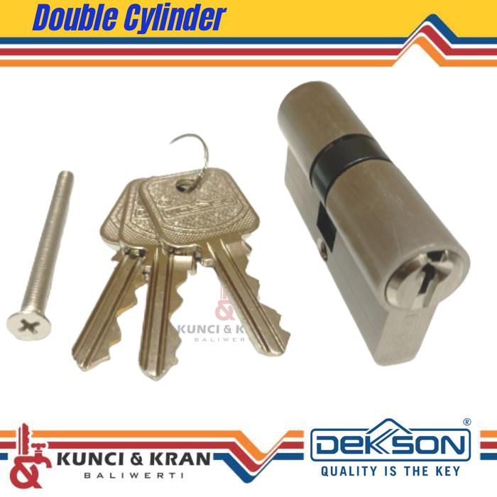 Jual Silinder Dekkson cyl dc dl 60mm sn Double Cylinder Silinder Kunci - Kota Surabaya - KUNCI ...