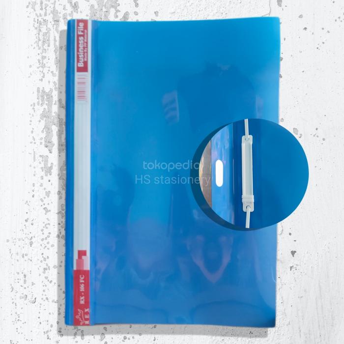 Jual Map Plastik /Map Business File Folio F4 Rex 1 Pack isi 12 pcs ...
