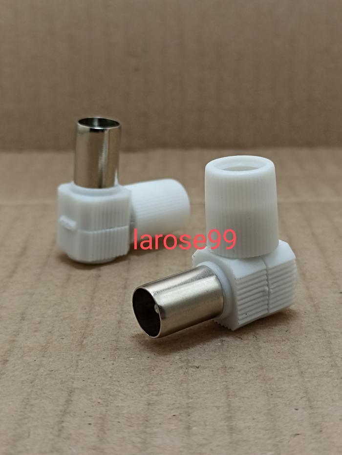Jual Jack Antena TV Model L Plastik Colokan Antena TV Bengkok PVC - Jakarta Pusat - larose99 ...