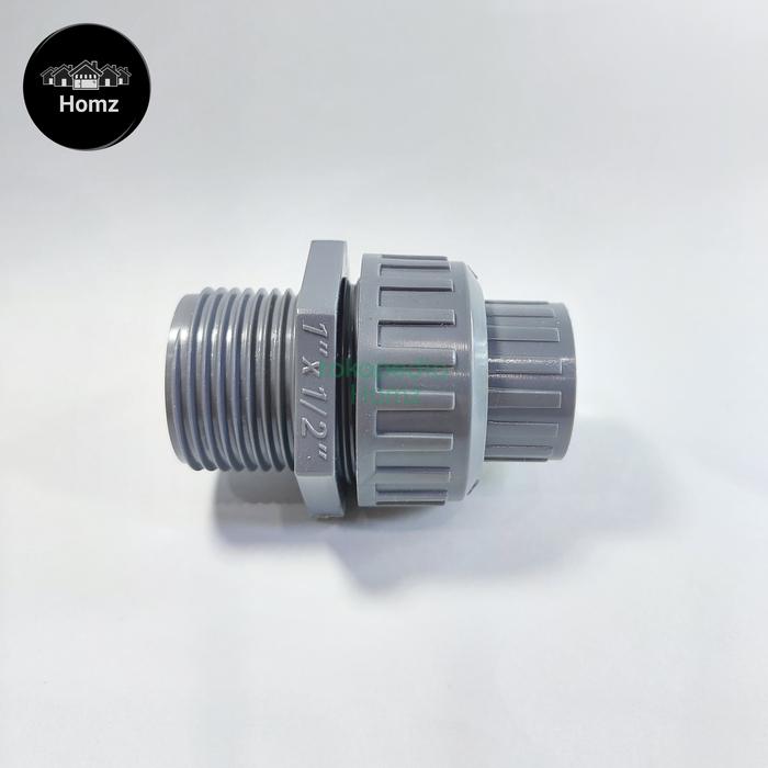 Jual Water Mur 1 x 1/2" inch Pvc Trilliun/Water Mur 1x1/2 in/Sok/W Mur ...