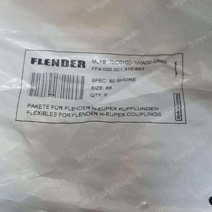 Jual Karet/Rubber/Element only neupex coupling B68 original made in ...