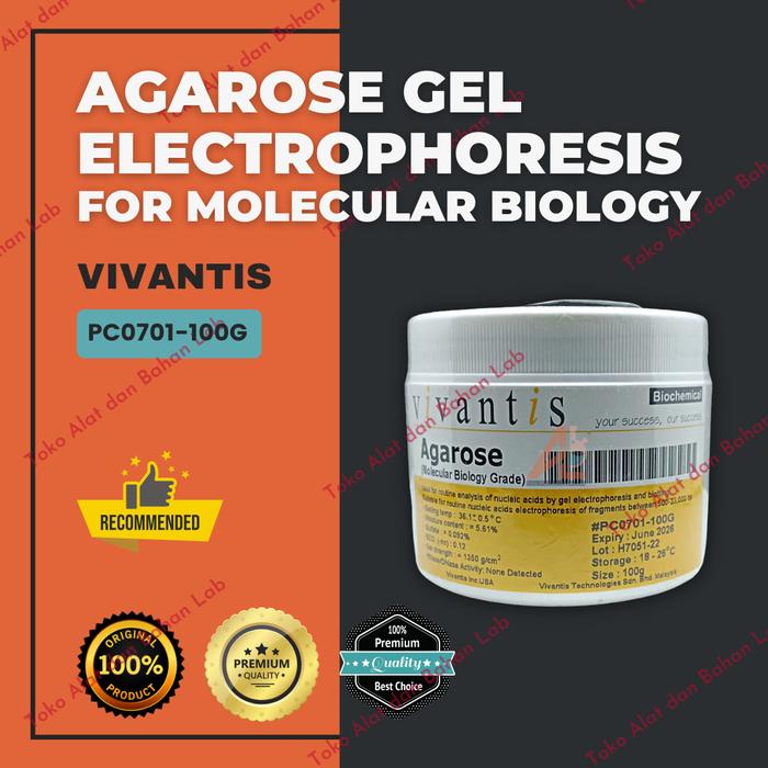 Jual Agarose Gel Electrophoresis, For Molecular Biology, 100 Gram Di ...