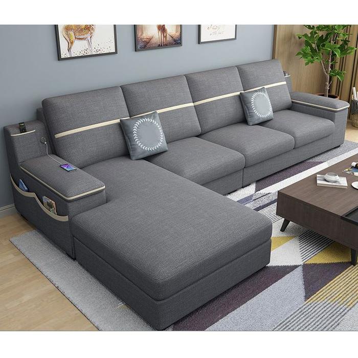 Jual Sofa Letter L Minimalis Terbaru Desain Simpel Nan Elegan - Kota ...