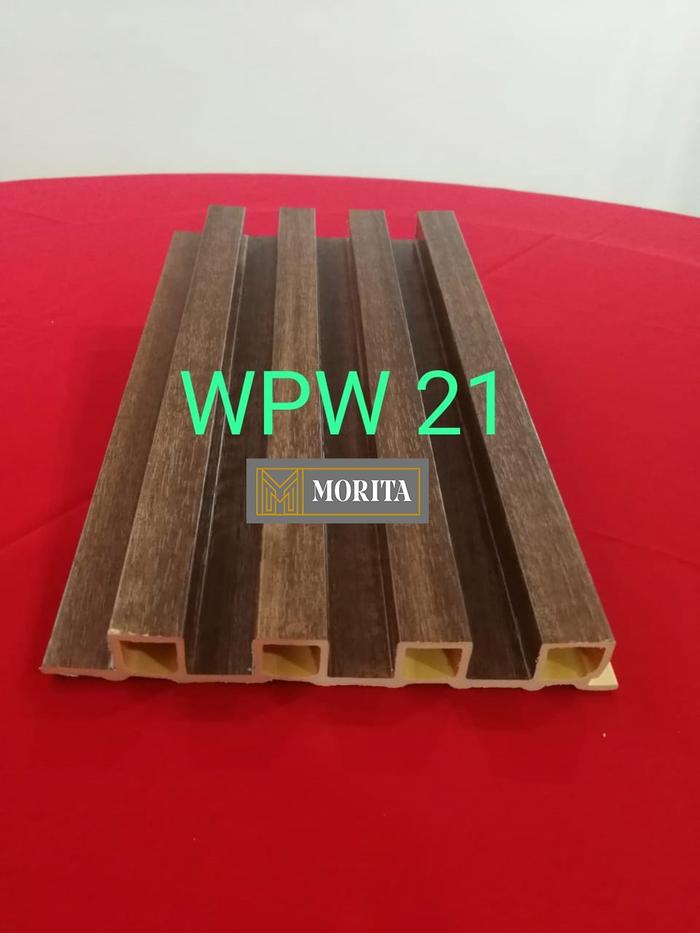 Jual WPC Wall Wood Panel / Dekorasi Dinding Panel Kayu Corak Kayu 24mm ...