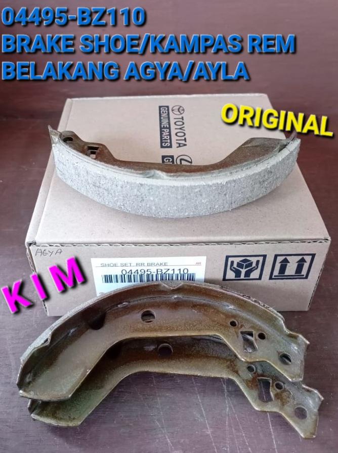 Jual KAMPAS REM BELAKANG-BRAKE SHOE REAR AGYA/AYLA 04495-BZ110 - Kab ...