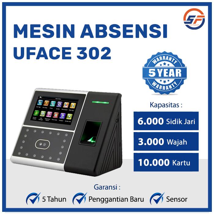 Jual Fingerprint ZKTeco UFace 302 Mesin Absensi Wajah RFID Support ADMS - Jakarta Barat - Solusi ...